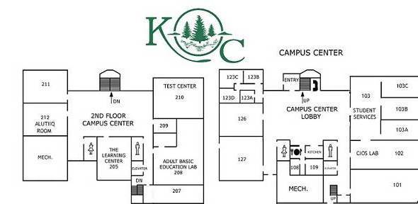 Campus Map | Kodiak College | Kodiak College